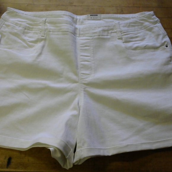 Time and Tru | Shorts | Time And Tru White Denim Shorts | Poshmark